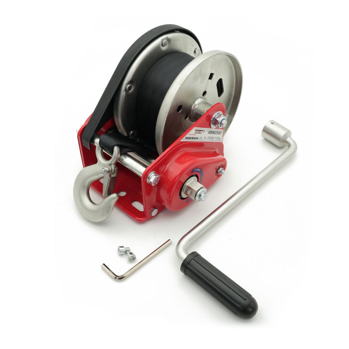 Rock Auto-Brake Hand Winch with Belt | Shop Today. Get it Tomorrow ...