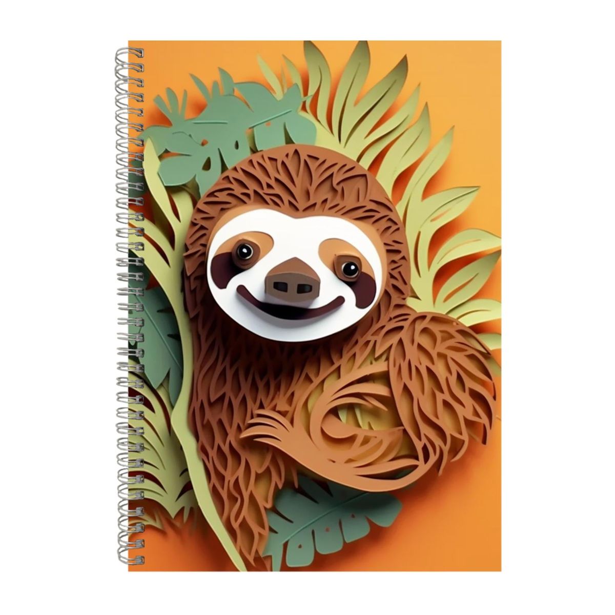 3D Sloth Paper Art Notebook Animals Gift Idea A4 Notepad Pad 108 | Shop ...