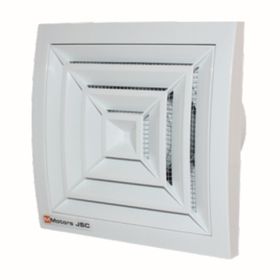 Bathroom toilet extractor fan 100mm dynamic square | Shop Today. Get it ...