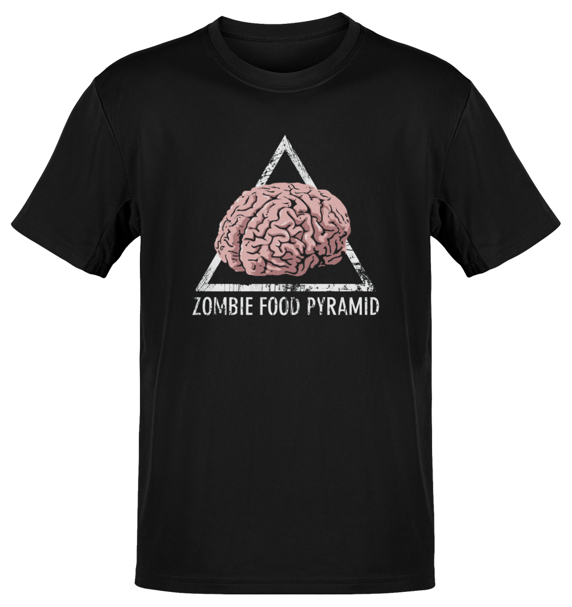 Zombie Food Pyramid: Funny Horror-Themed T-shirt | Shop Today. Get it ...