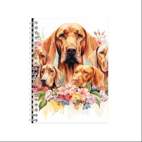Flower Dogs 90 A5 Notebook Gift Idea Spiral Notepad 201 | Shop Today ...