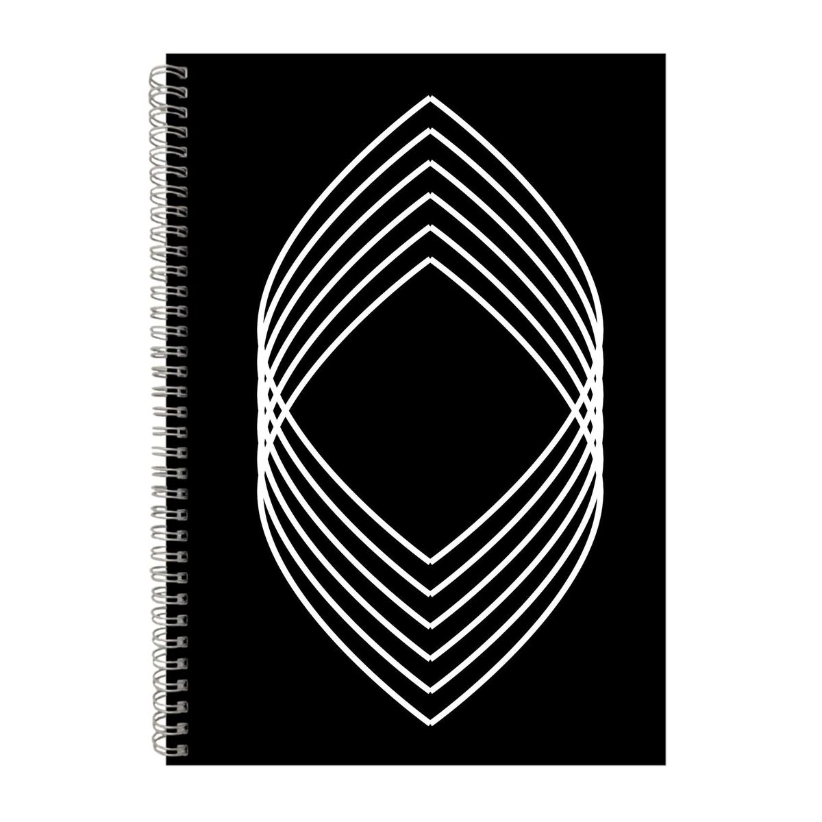 Geometric Diamond Notebook Geometry Gift Idea A4 Notepad 165 | Shop ...