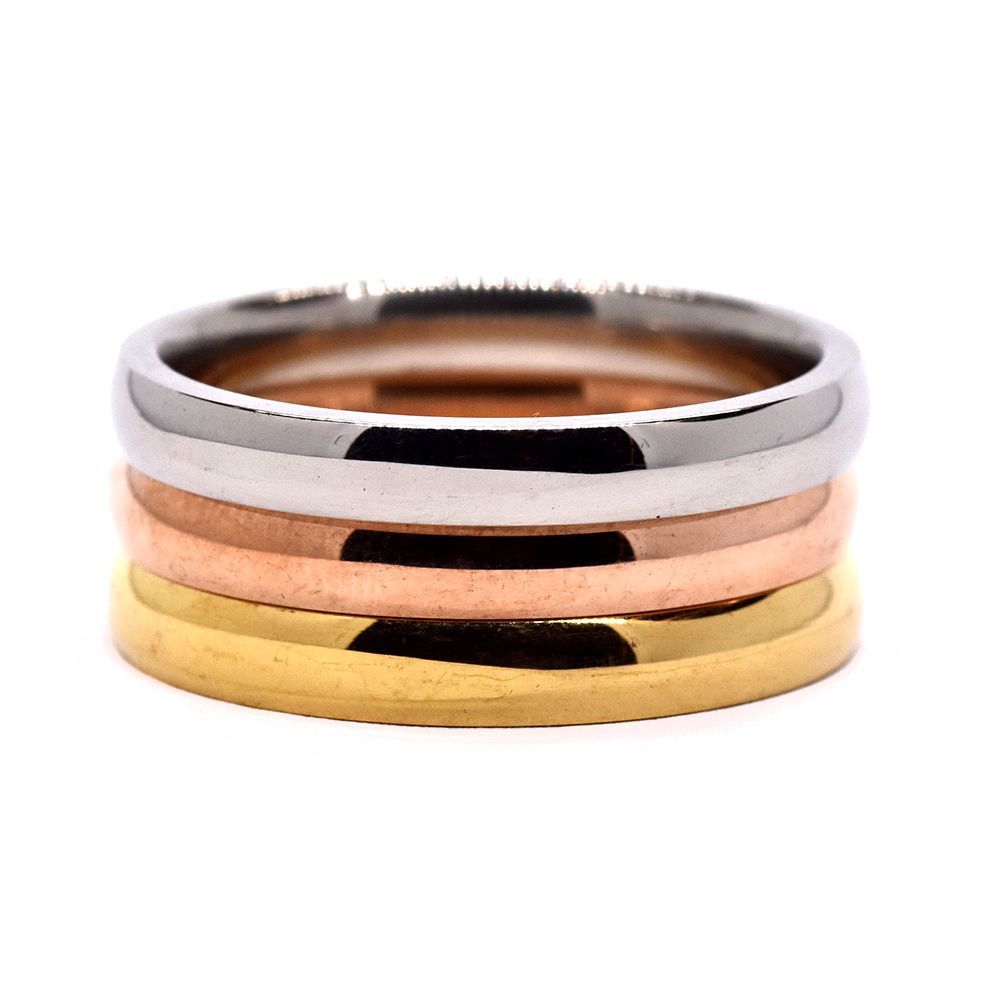 Androgyny 3mm Steel Stack Ring SSVR9829 | Shop Today. Get it Tomorrow ...