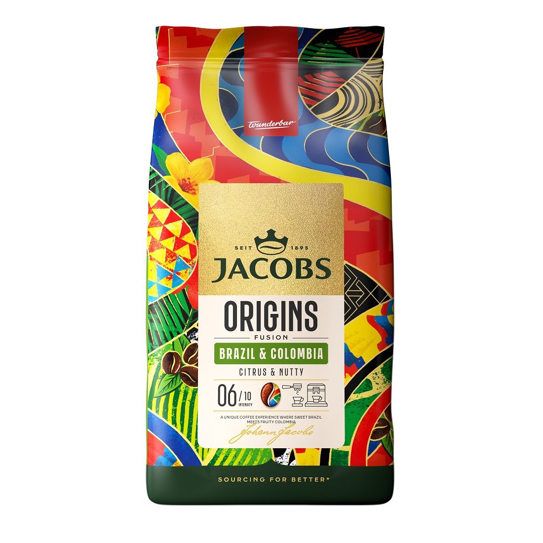 JACOBS Origins Brazil & Colombia Coffee Beans - 1kg Pack | Shop Today ...