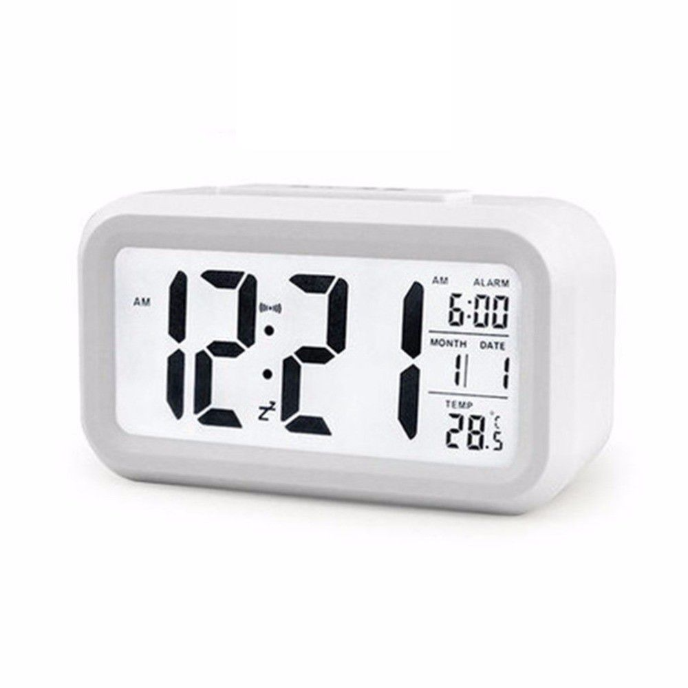 Smart Optical Back-Light Control LCD Digital Clock | Shop Today. Get it ...