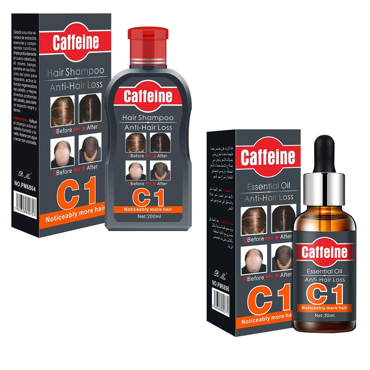 Hair Growth Shampoo & Anti-Hair Loss Oil Combo - Caffeine | Shop Today ... Hair Growth Shampoo & Anti-Hair Loss Oil Combo - Caffeine | Shop Today ...