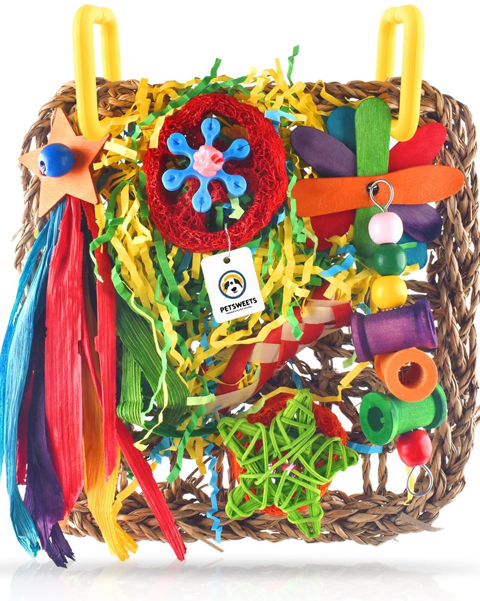 Cockatiel Toy Budgie Toys Foraging Toy Hanging Bird Toys | Shop Today ...