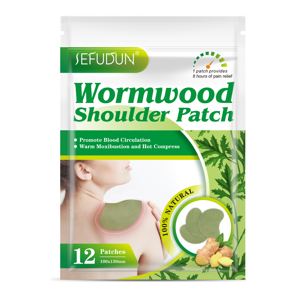 Wormwood Shoulder Patch Pain Relief-Promote Blood Circulation-12 Patches | Shop Today. Get it ...