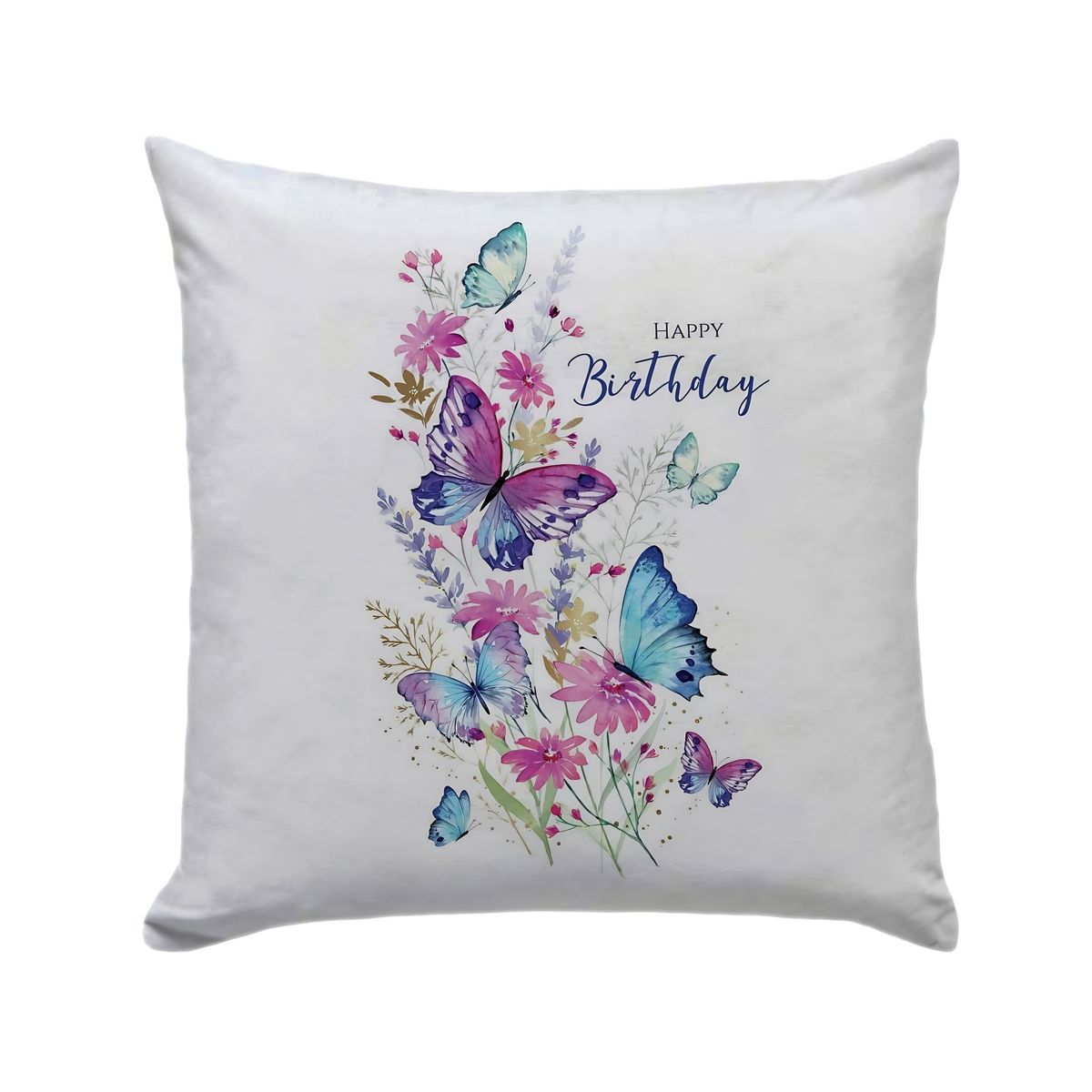 Pretty Happy Birthday Pillow/ Scatter Cushion | Shop Today. Get it ...
