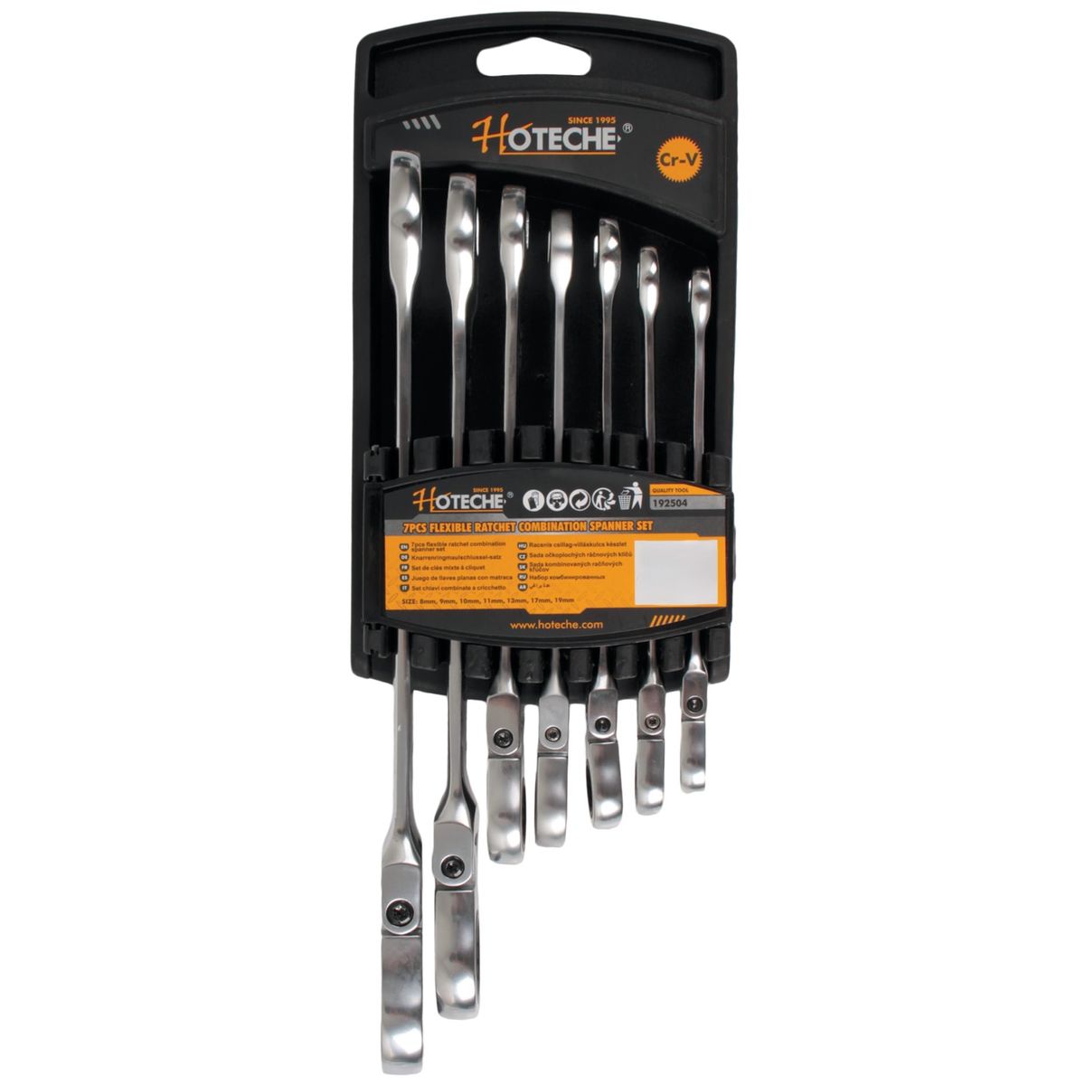 Hoteche 7-Piece Flexible Ratchet Combination Spanner Set | Shop Today. Get it Tomorrow ...