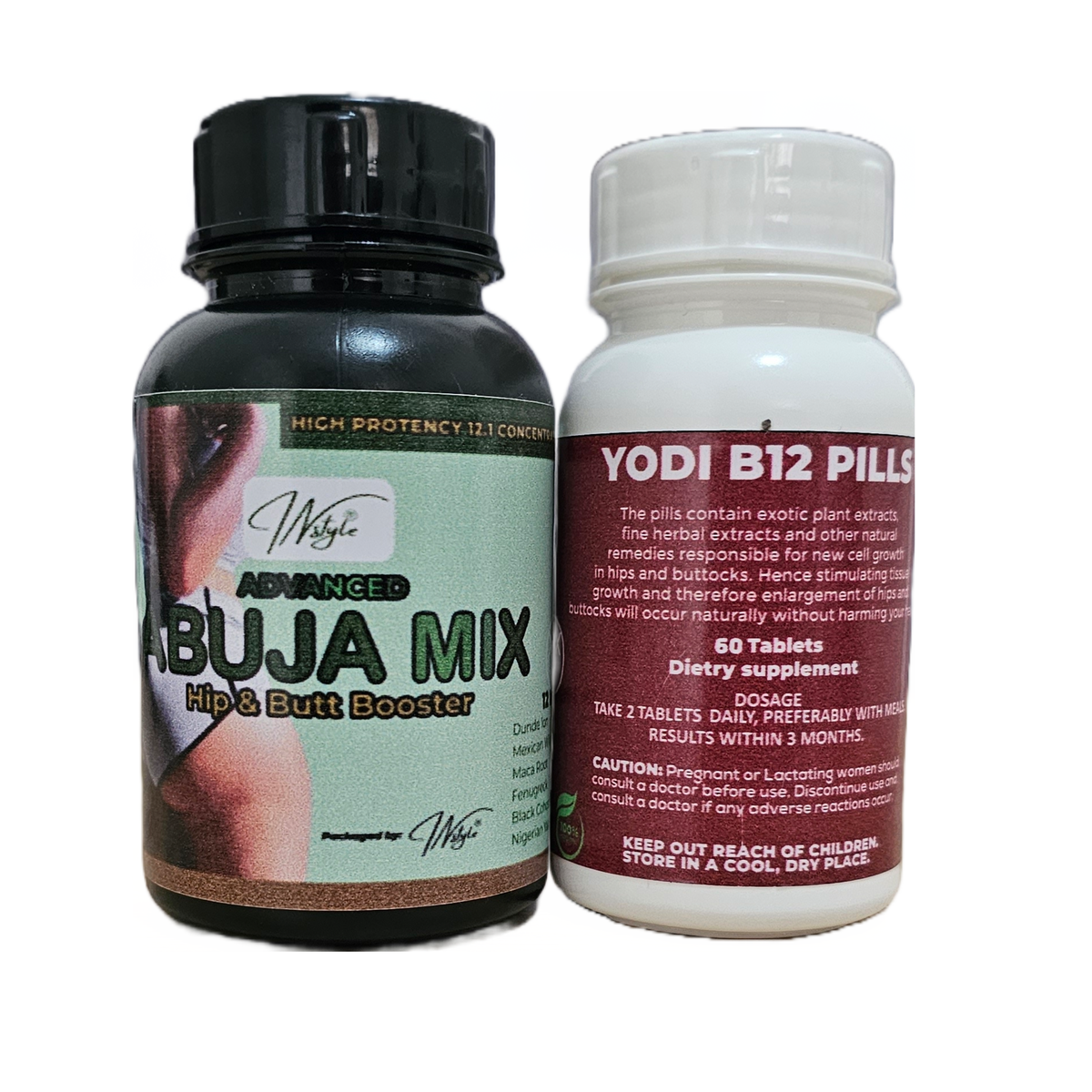 Butt & Hip Advanced Booster Combo- Abuja Mix and Yodi Pills | Shop Today. Get it Tomorrow ...