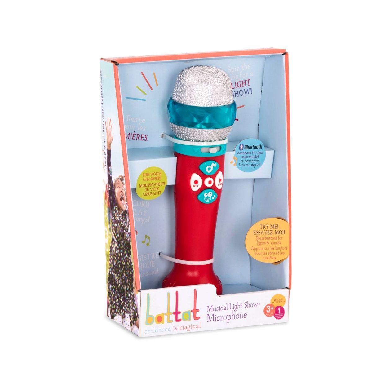 Battat Musical Light Show - Lights & Sounds Microphone | Shop Today ...