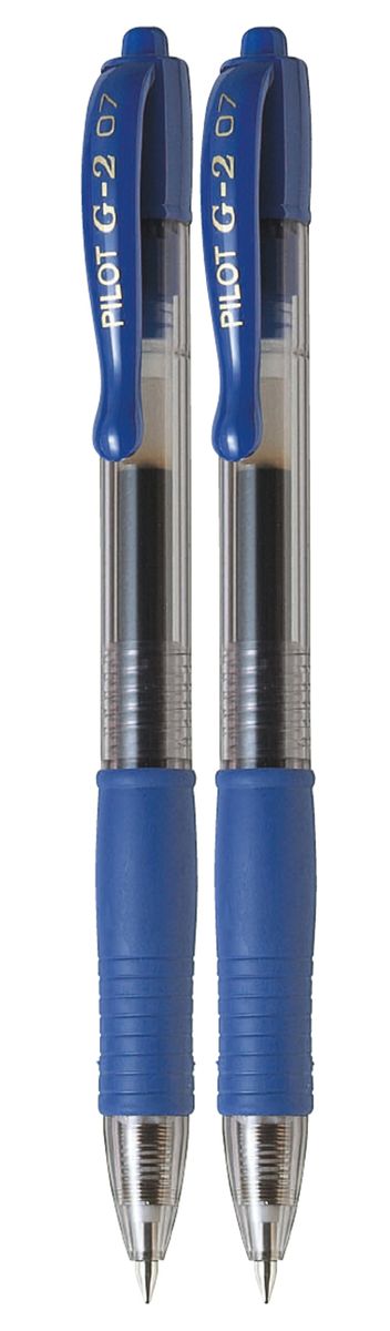 Pilot G-2 0.7 Gel Retractable Pen Pack of 2 - Blue | Shop Today. Get it ...