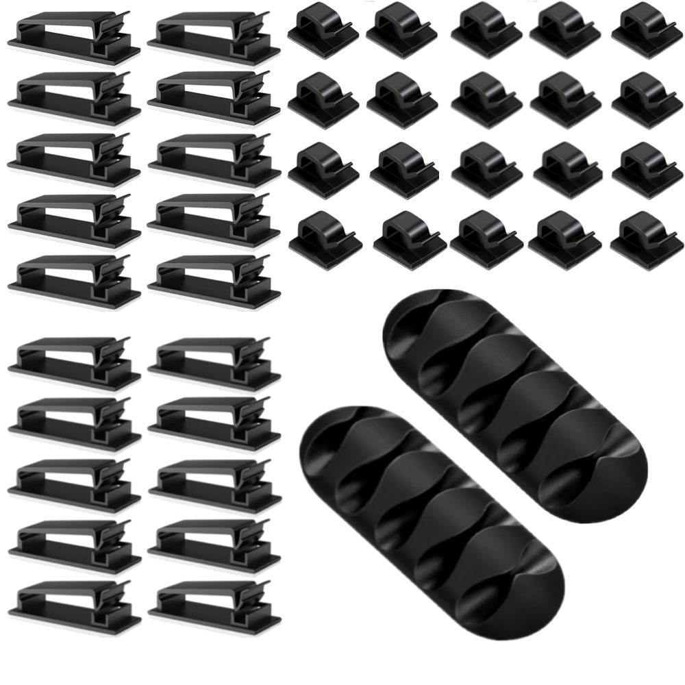 Home Office Computer Cable Clip Holder Set of 42 | Shop Today. Get it ...