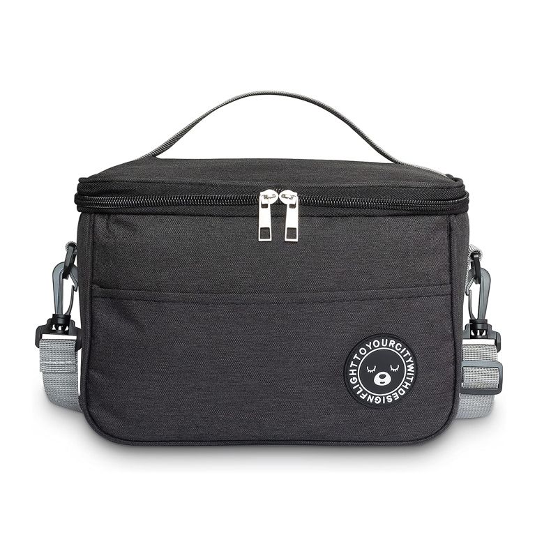 Thermal Lunch Bag Leaky Proof Oxford Fabric for Work, Beach, Camping ...