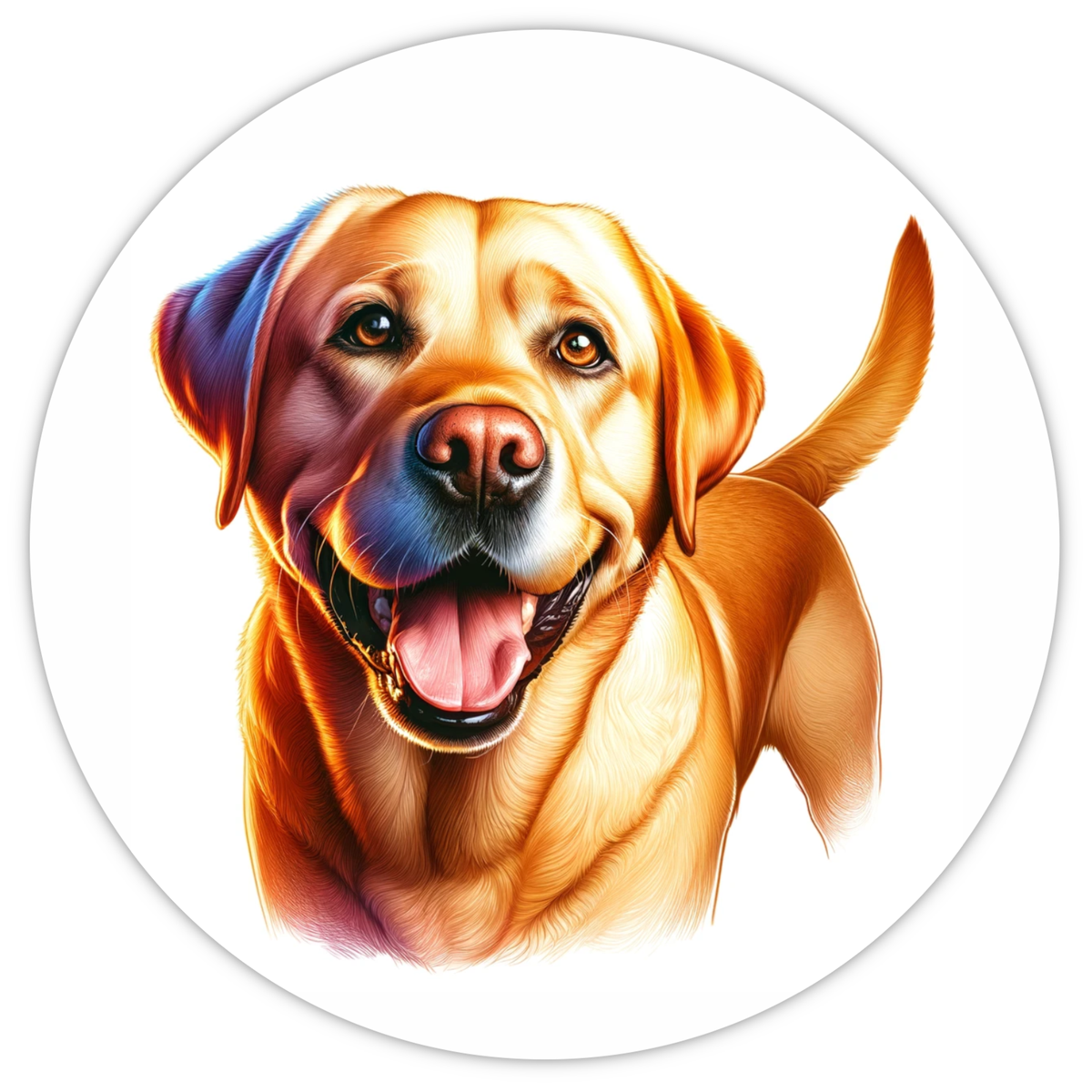 TrendSpire Labradors Stickers - Set of 3 | Shop Today. Get it Tomorrow ...