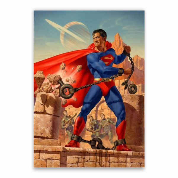 Superman Breaks Shackles Poster - A1 | Shop Today. Get it Tomorrow ...