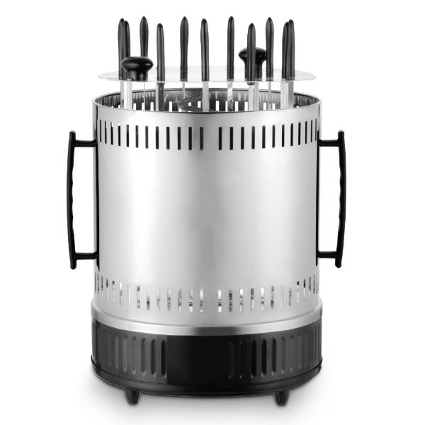 1500W Electric Grills Automatic Rotating Skewer Machine Smokeless BBQ ...