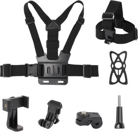Chest Strap Harness Mount Head Strap Holder Kit for GoPro/Action ...