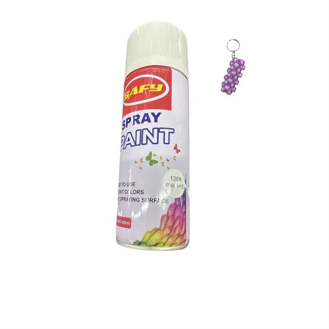 Safy Spray Paint - Pearl White 400ml And A Keyholder | Shop Today. Get ...