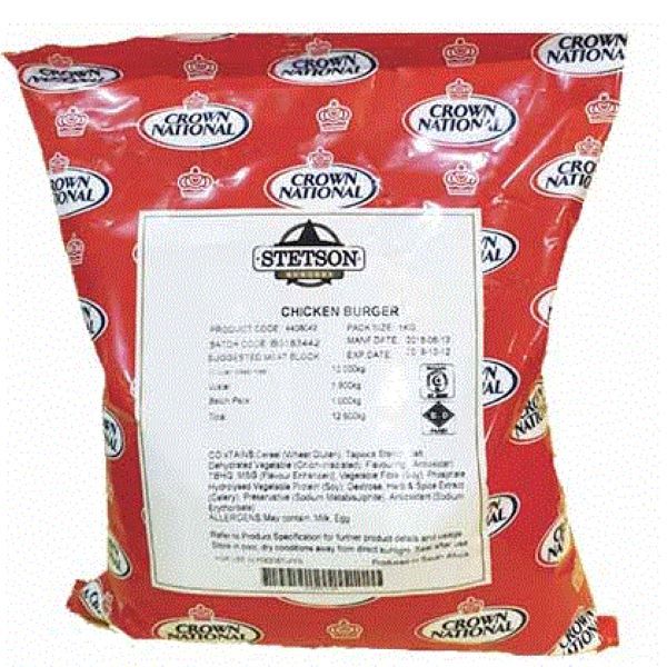 1 x Crown National Stetson Chicken Burger Seasoning 1kg | Shop Today ...