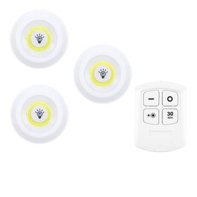 Set of 3 COB LED Lights with remote control FA-1+3 | Shop Today. Get it ...