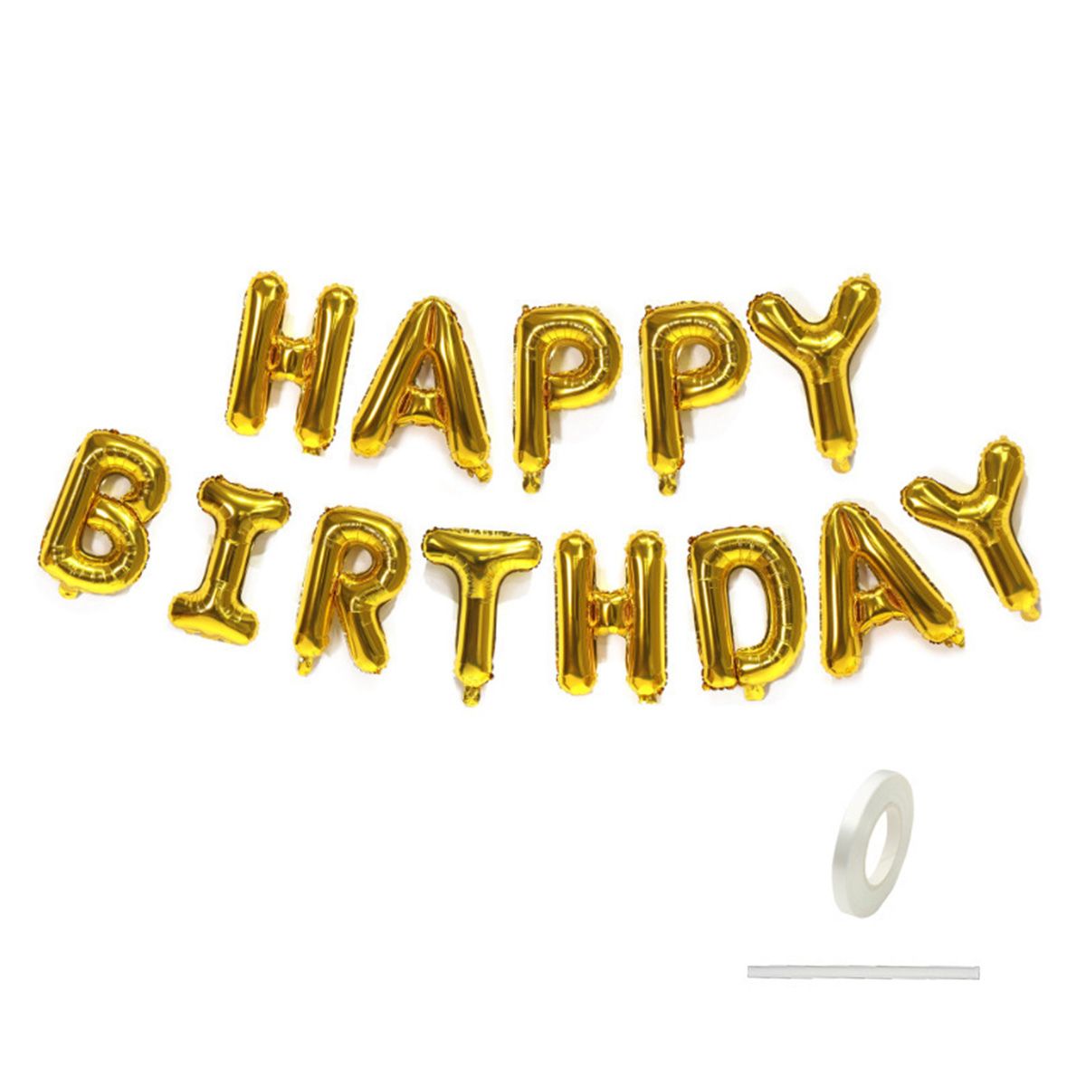 15pcs Happy Birthday Decoration Foil Balloon Letters Birthday Parties ...