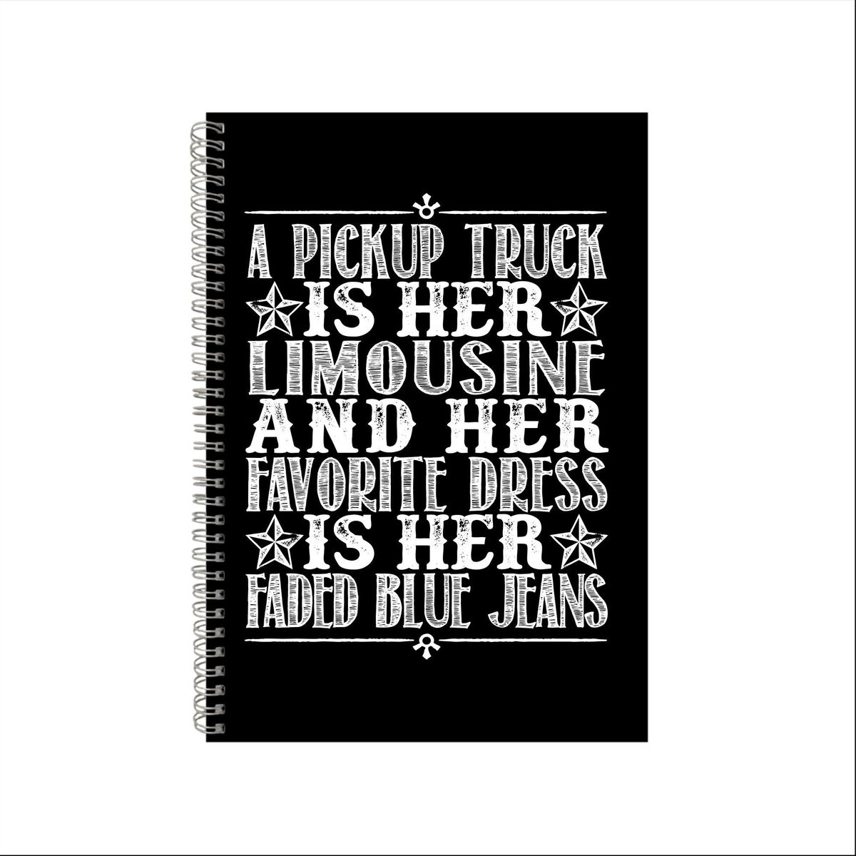 Pickup Truck Wire Bound Notebook Gift Idea Writing Books A4 Notepad ...