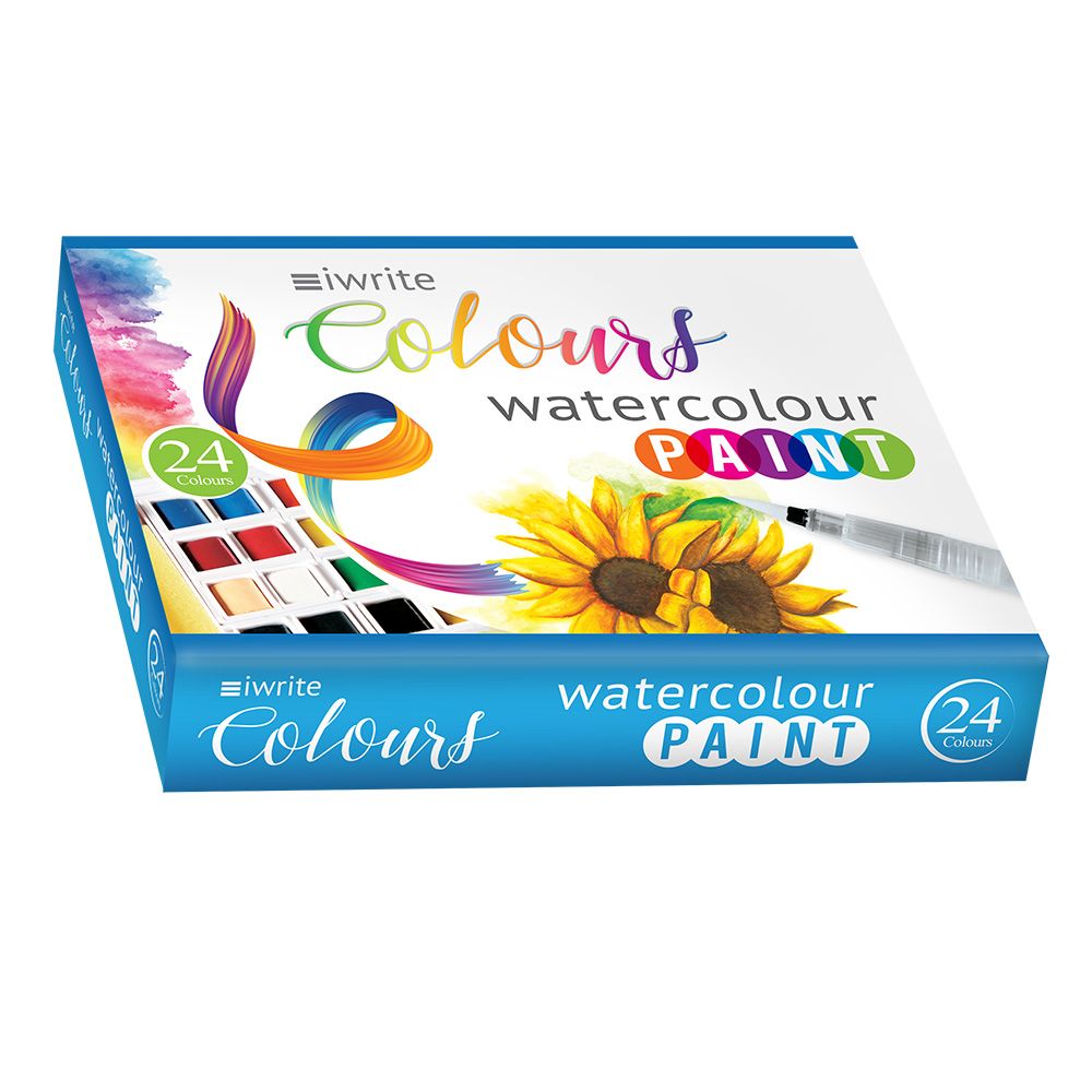 iWrite Colours Watercolour Paint - 24's - Water Colouring Set | Shop ...