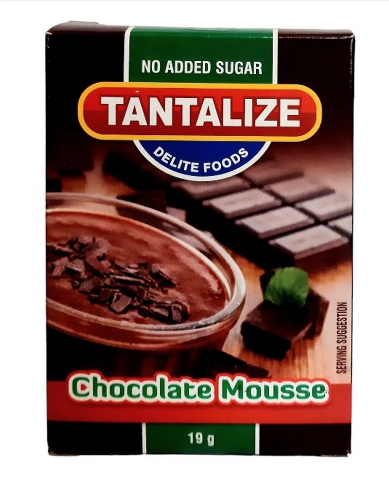 Tantalize Classic Chocolate Mousse Box - Sugar Free (4 x 19g) | Shop ...