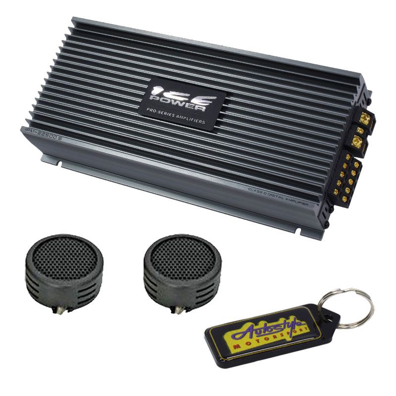 Ice Power IPM-22500.5 500Watts 5 Channel Amplifier & Evo Tweeters ...
