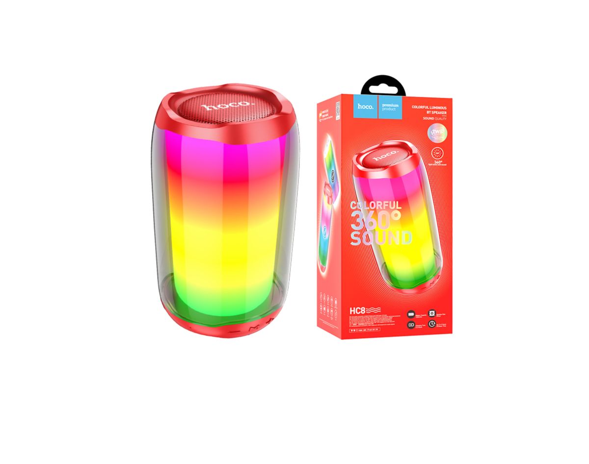 Hoco. HC8 Pulsating Colorful Luminous BT Speaker | Shop Today. Get it ...