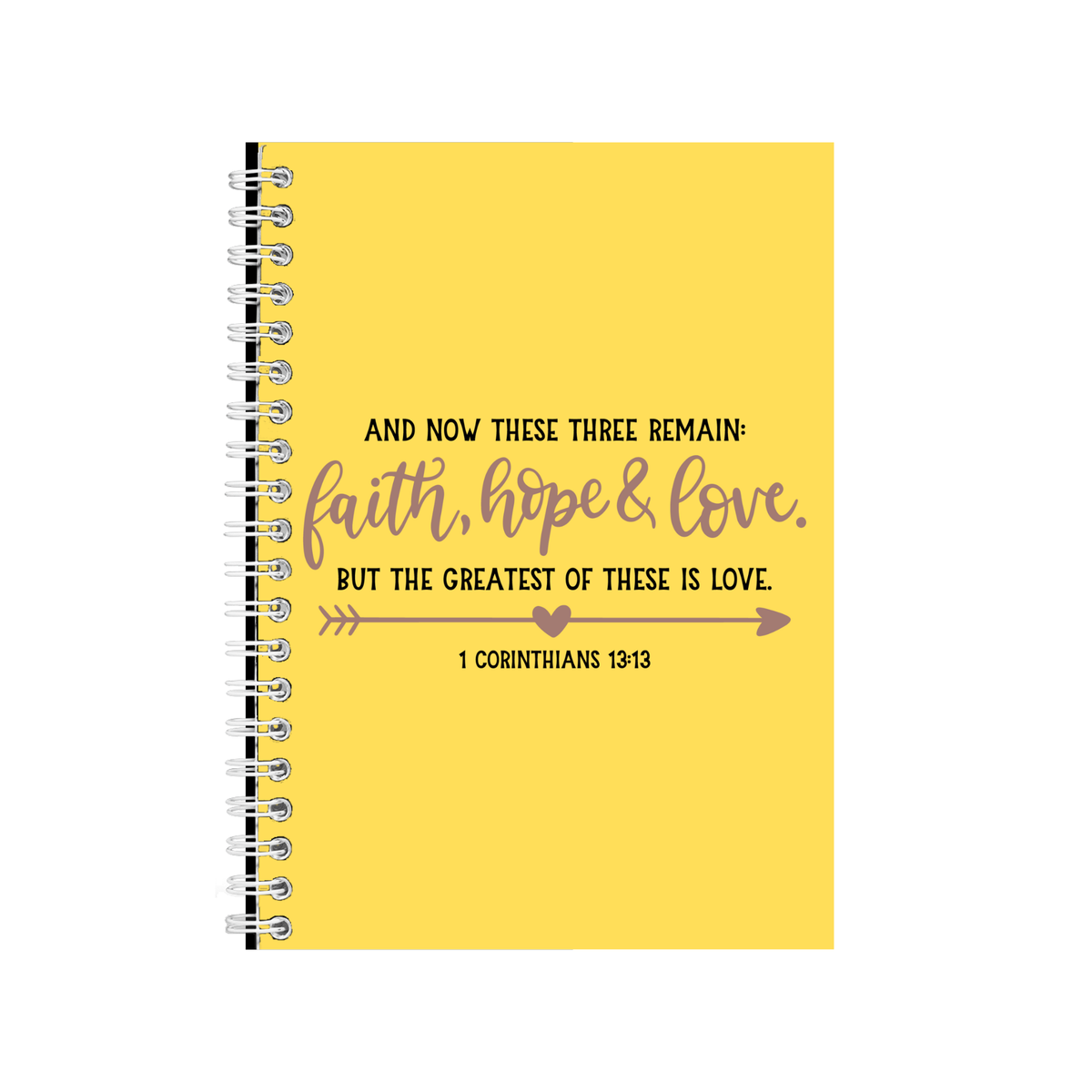 Faith Hope Love Notebook - Christian Gift Idea - Writing Books Notepad ...