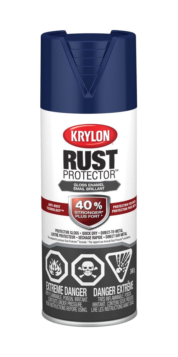 Krylon Rust Protector Gloss Navy - 354ml | Shop Today. Get it Tomorrow ...