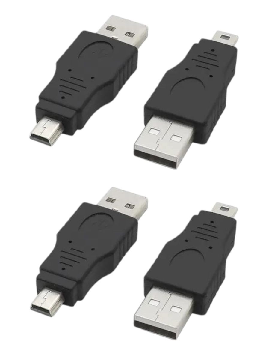 CTDW 4 x USB A Male to Mini USB B Male Connectors | Shop Today. Get it ...