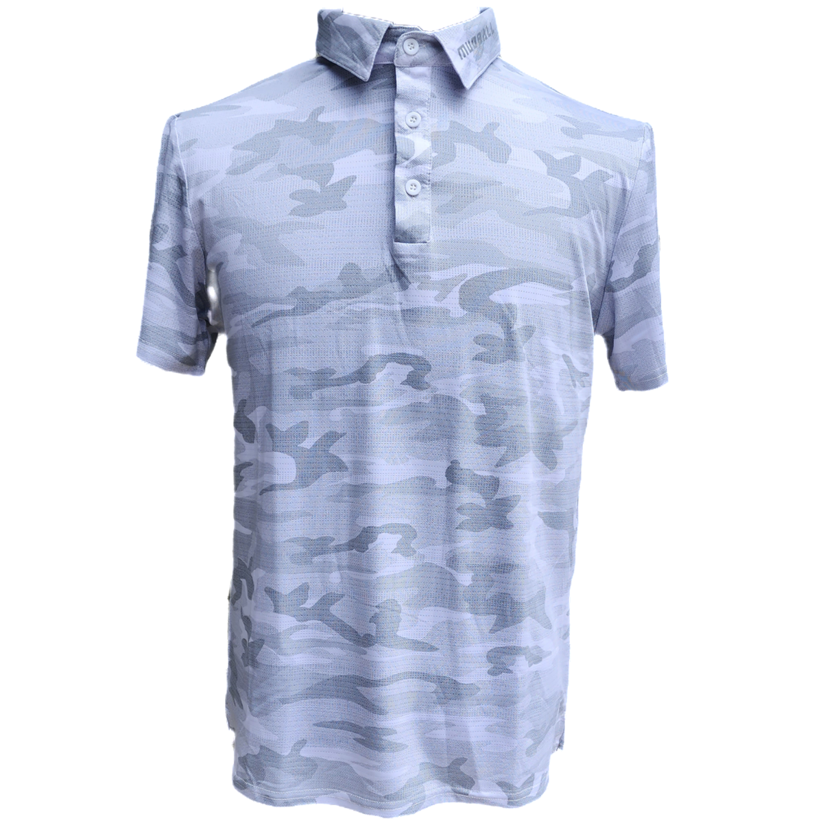 Mudball Golf - Men's Golf Shirt - White Grey Camouflage | Shop Today ...