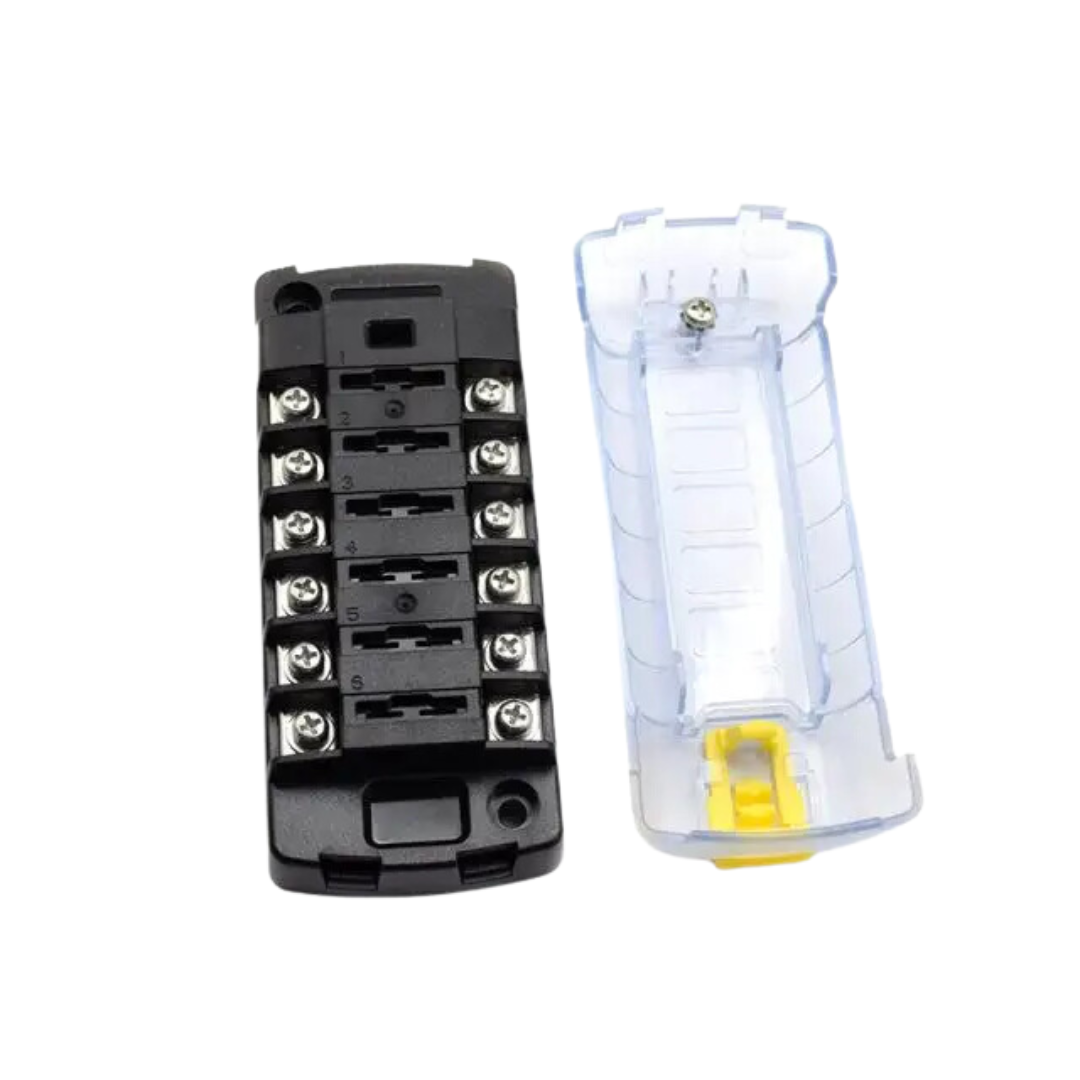 Automotive Blade Fuse Block 6 Circuit Independent with Cover | Shop ...