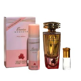Berries Weekend Pink Edition with Deodorant - 100ml + Perfume Oil ...