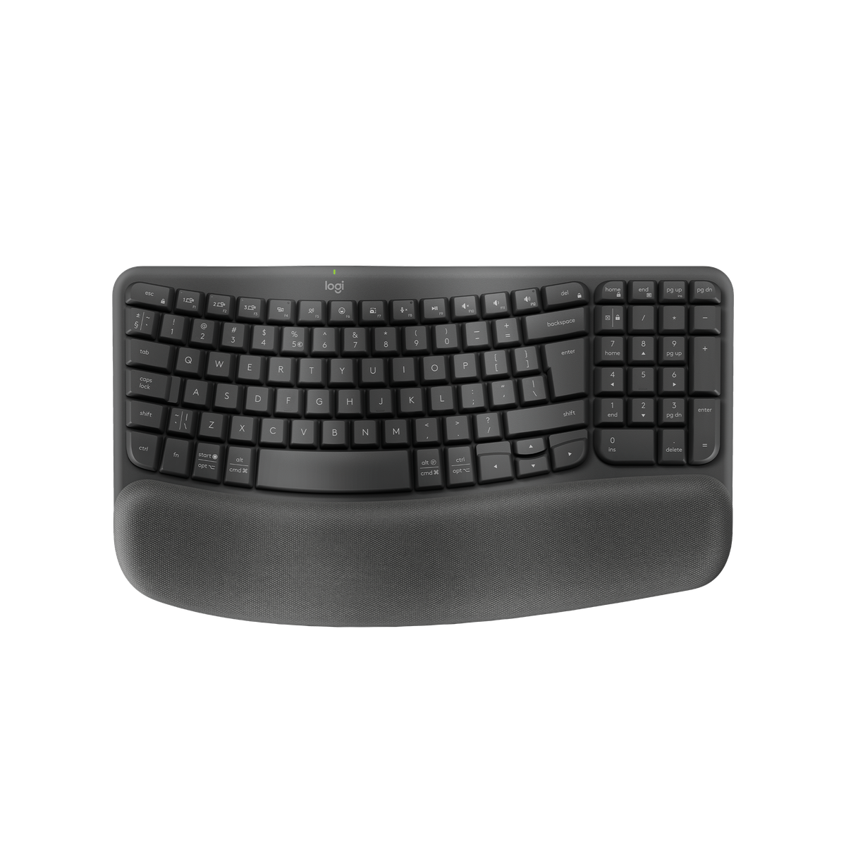 Logitech Wave Keys Wireless Ergonomic Keyboard Shop Today Get It