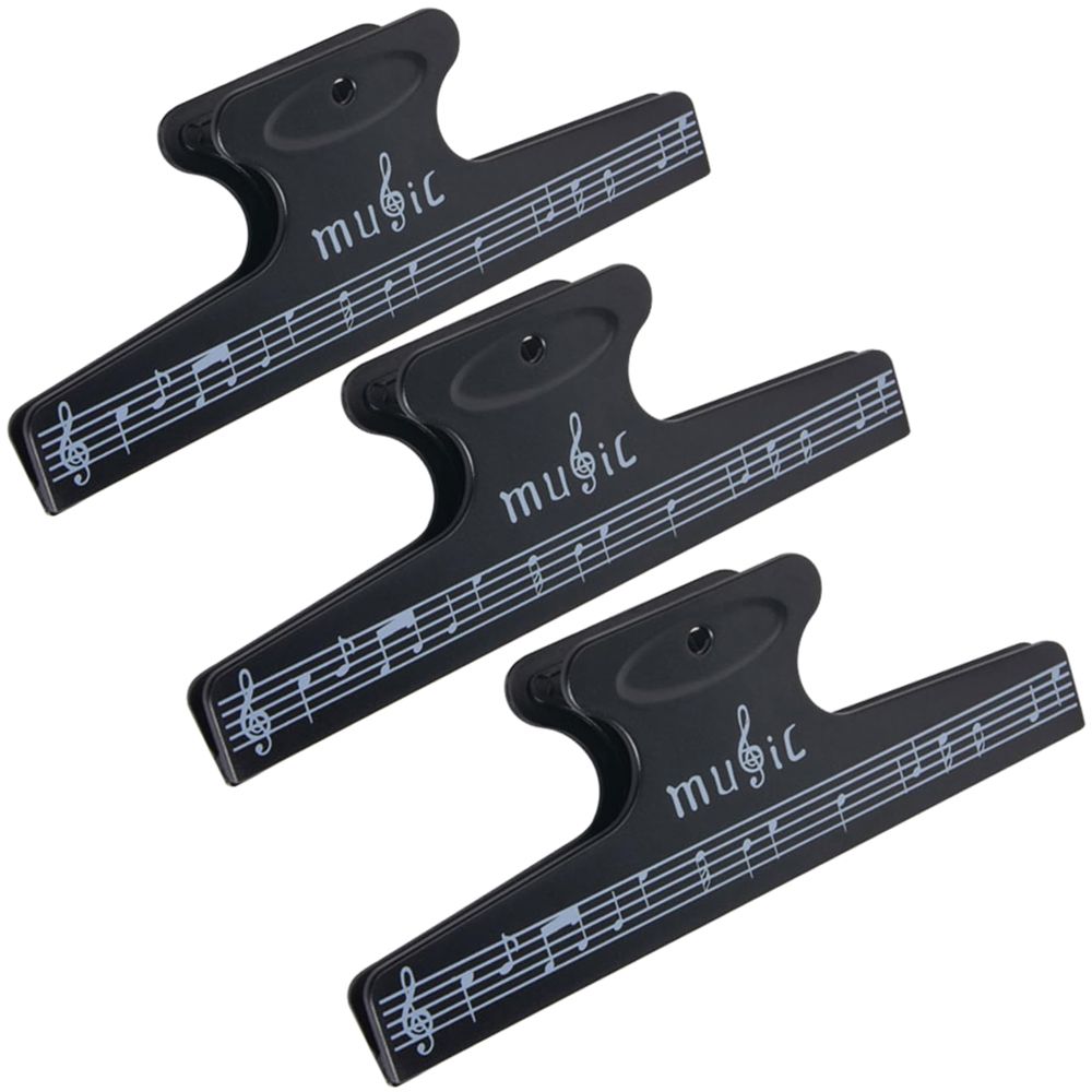 Stationery Sturdy & Portable Music Note Book Paper Clips Set of 3 - 5cm ...