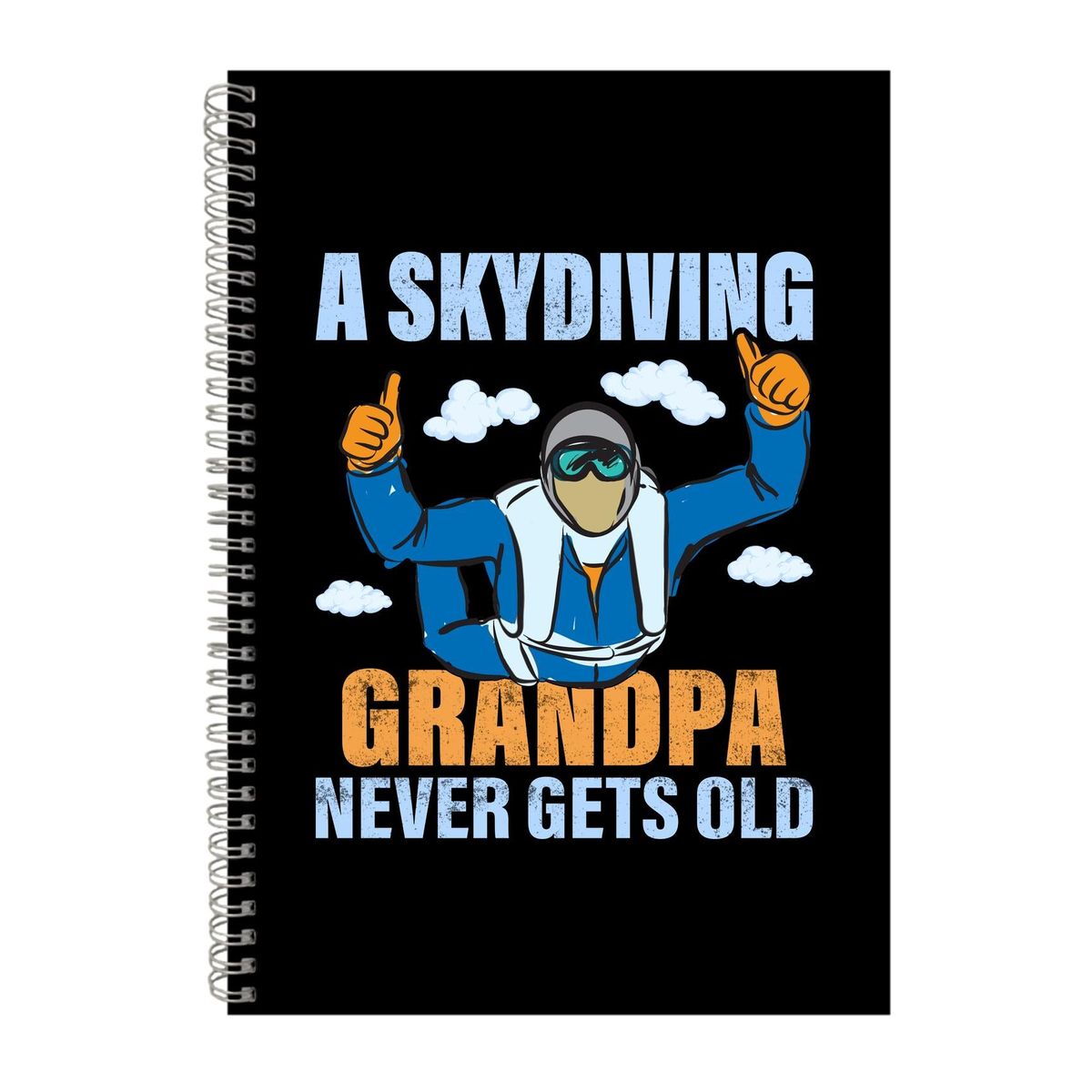 Skydiving Grandpa 2 Notebook Skydiving Gift Idea A4 Notepad 148 | Shop ...