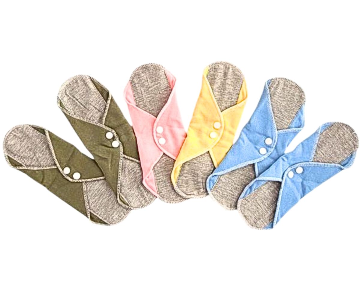 6-Pack Reusable Cotton Flannel Sanitary Pads | Shop Today. Get it ...