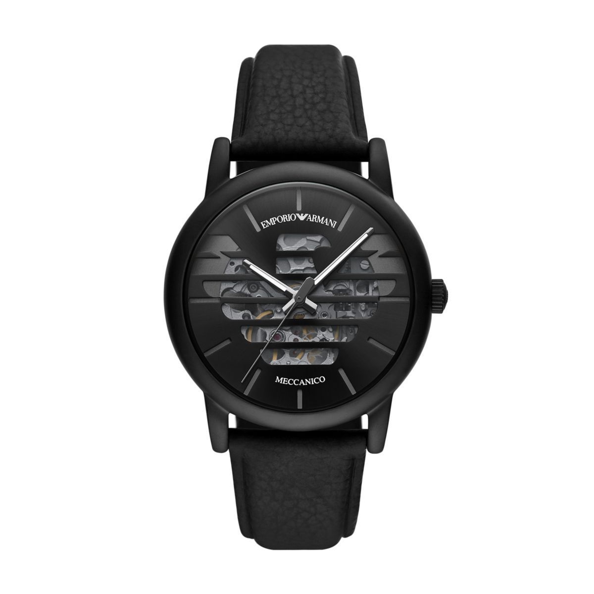 Emporio Armani Mens Three-Hand Brown Leather Watch - AR60032 | Shop ...