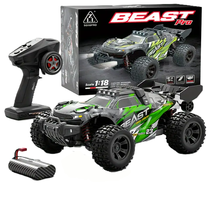 High-Speed Crawler with Carbon Brushed motor 45Km/h - 1:18 RC 4WD ...