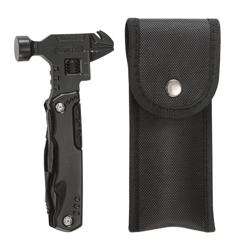 Multi-functional Folding Tool with Adjustable Wrench Hammer Knife ...