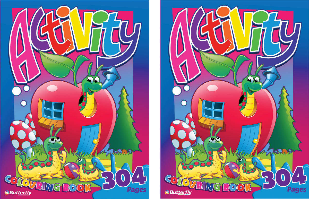 Butterfly Colouring Book - Activity (304 Pages) Np X2 | Shop Today. Get ...