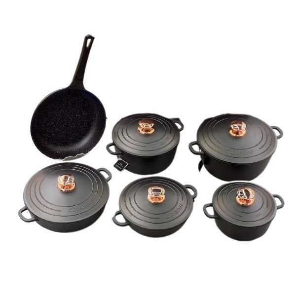 11 Piece Cast Iron Cookware Set Shop Today Get It Tomorrow
