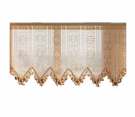 Decor Shabby Chic Crochet Hollow Lace Short Curtain -132cm | Shop Today ...