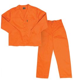 2 Piece Orange Work Suit Without Reflective Tape | Shop Today. Get it ...