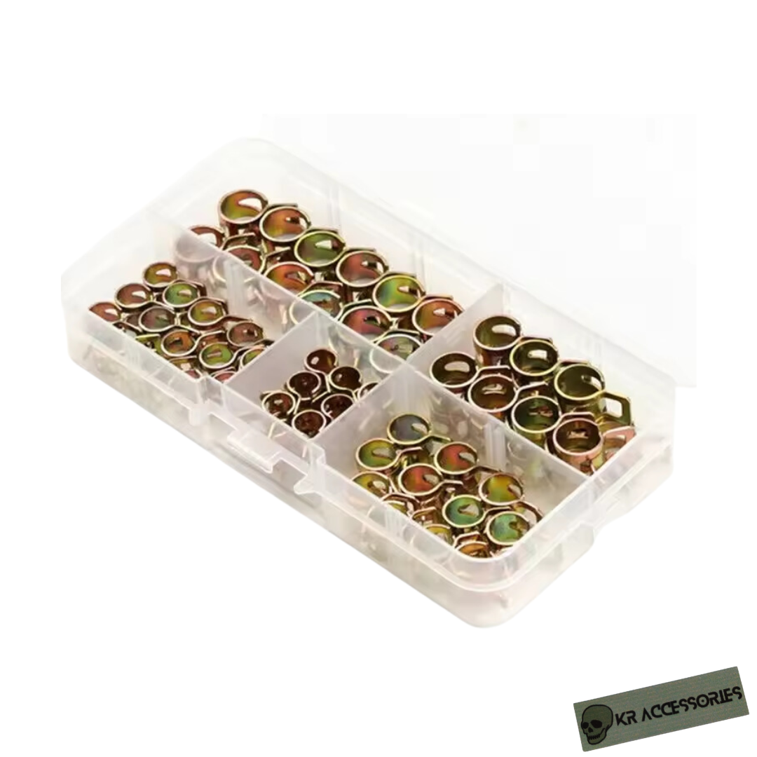 KR Zinc Plated Hose Clamp Assortment Kit: M6-M10 (75-Piece) | Shop ...